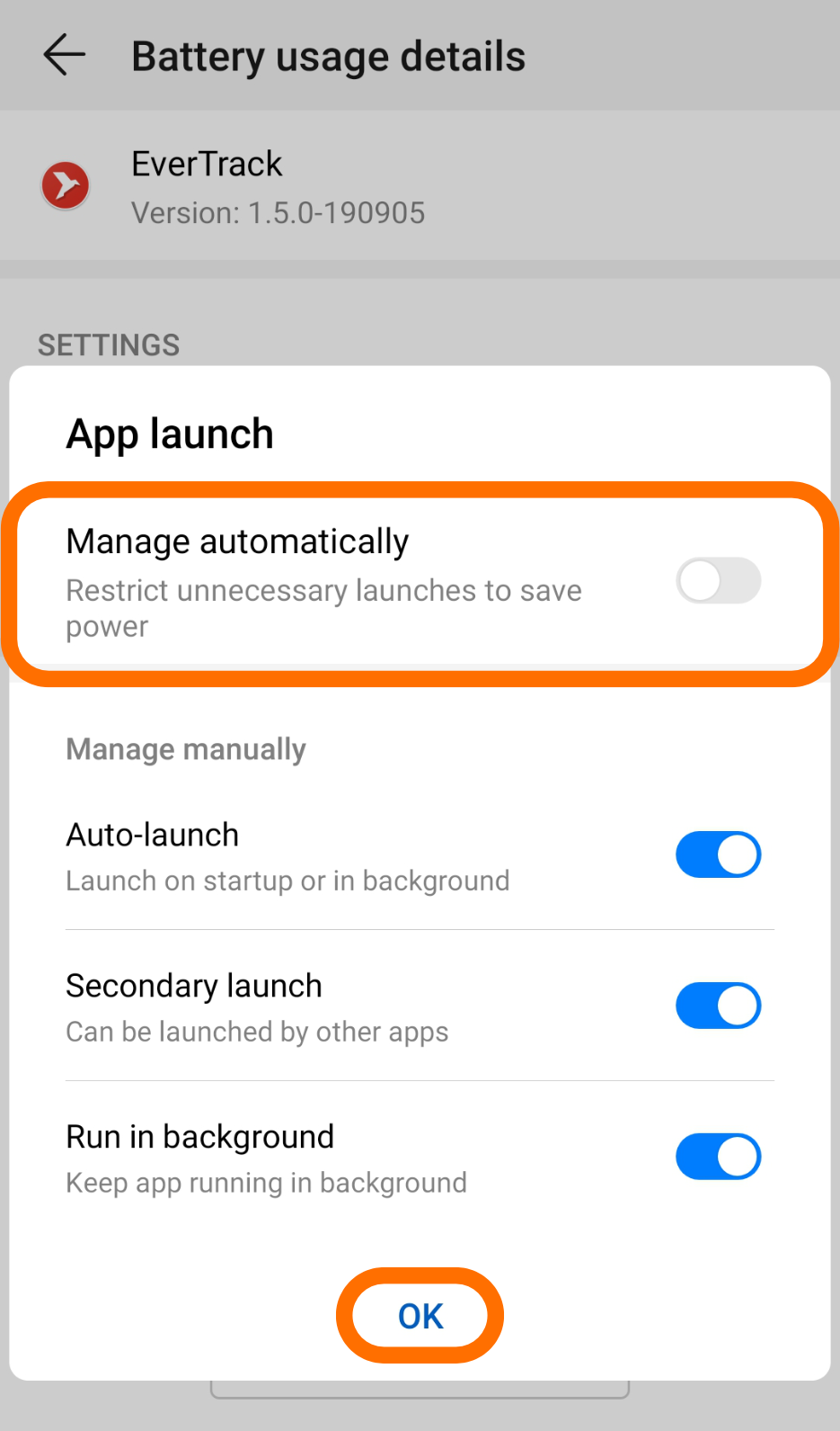Huawei EMUI 9 - Run in Background setup guide - CorvusGPS Blog